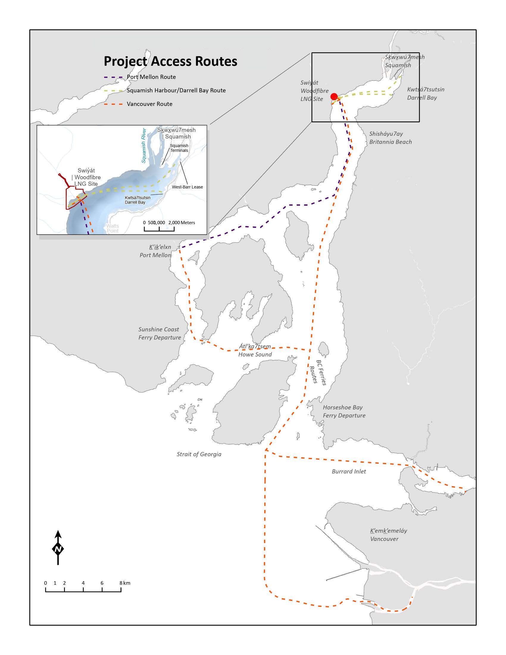 Marine Activities, Transportation & Safety Measures | Woodfibre LNG